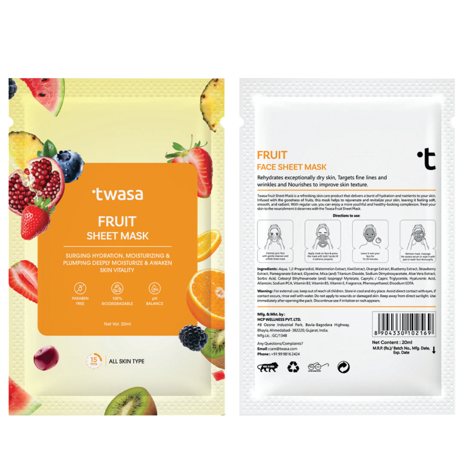 Buy Fruit Mask Online in India | Shop Best Fruit Face Mask – Twasa Cosmetics
