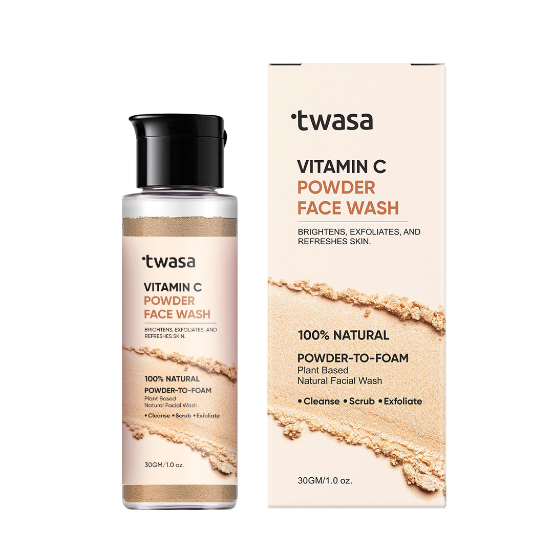 Buy Vitamin C Orange Peel Powder Face Wash Online India – Twasa Cosmetics