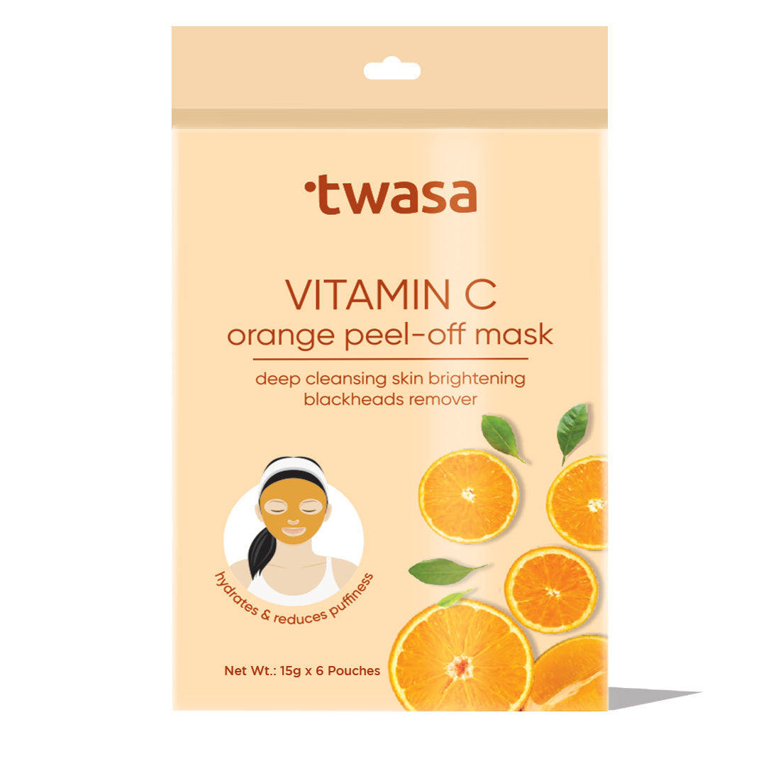 Buy Vitamin C Peel-off Mask for Glowing Skin Online in India | Twasa Cosmetics
