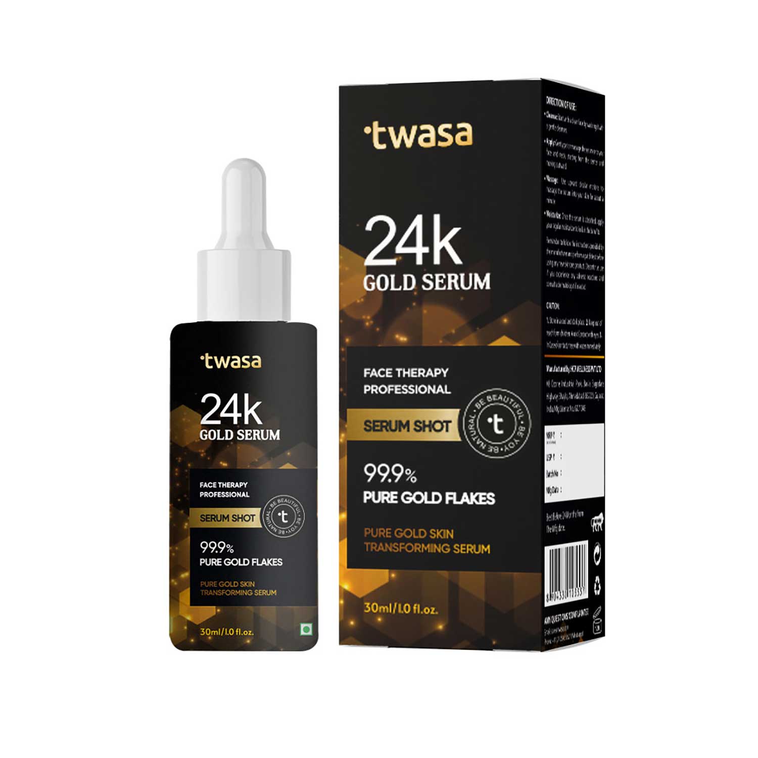 Buy 24 Karat Gold Face Serum Online in India – Shop Now – Twasa Cosmetics