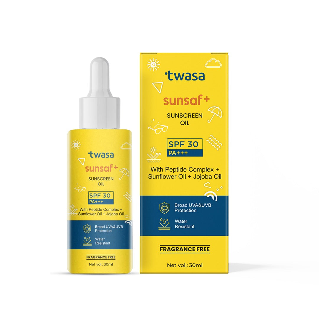 Buy Tanning Sunscreen Oil with SPF Online in India - Shop Now – Twasa ...