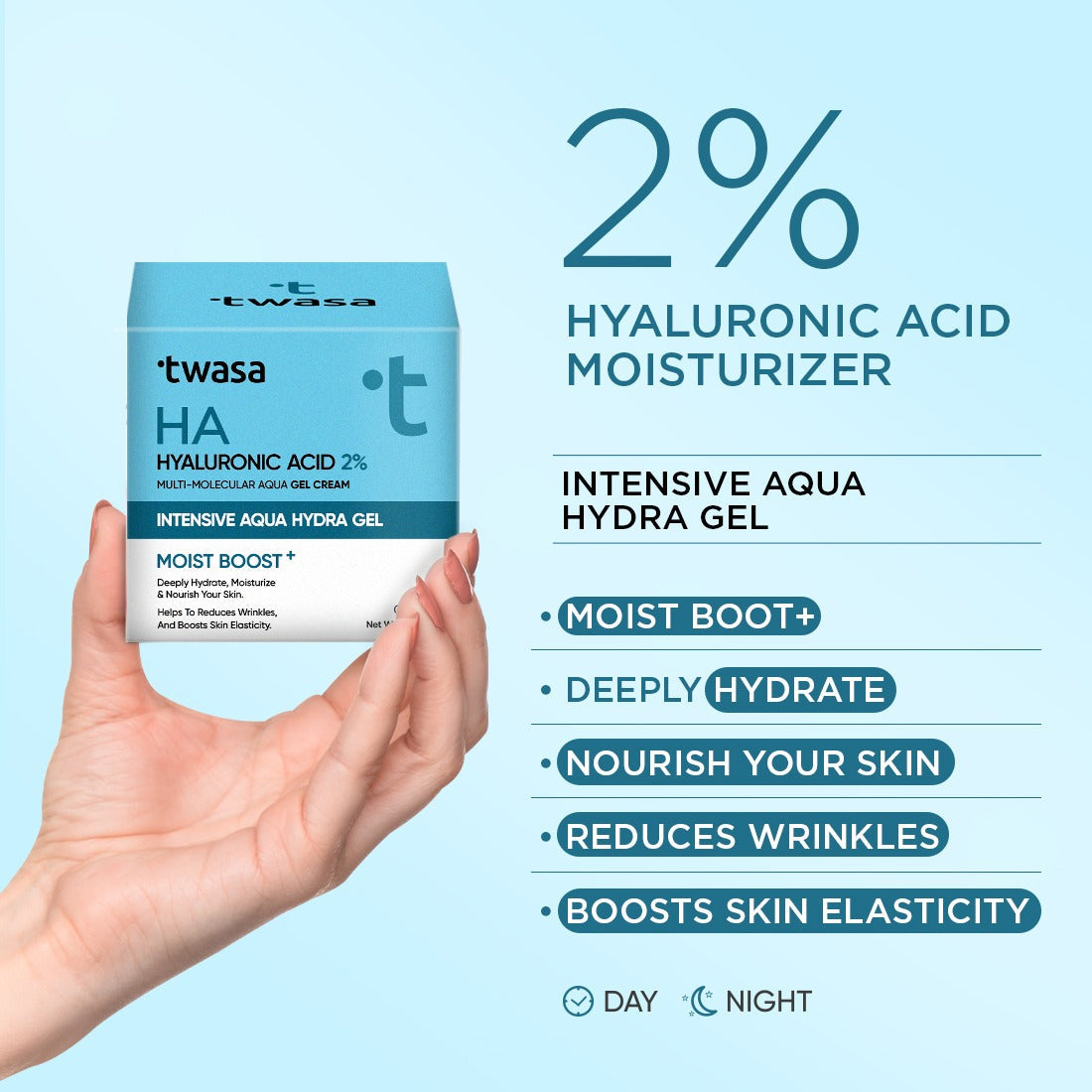 Buy Hyaluronic Acid Moisturizer for Oily Skin Online India – Twasa ...