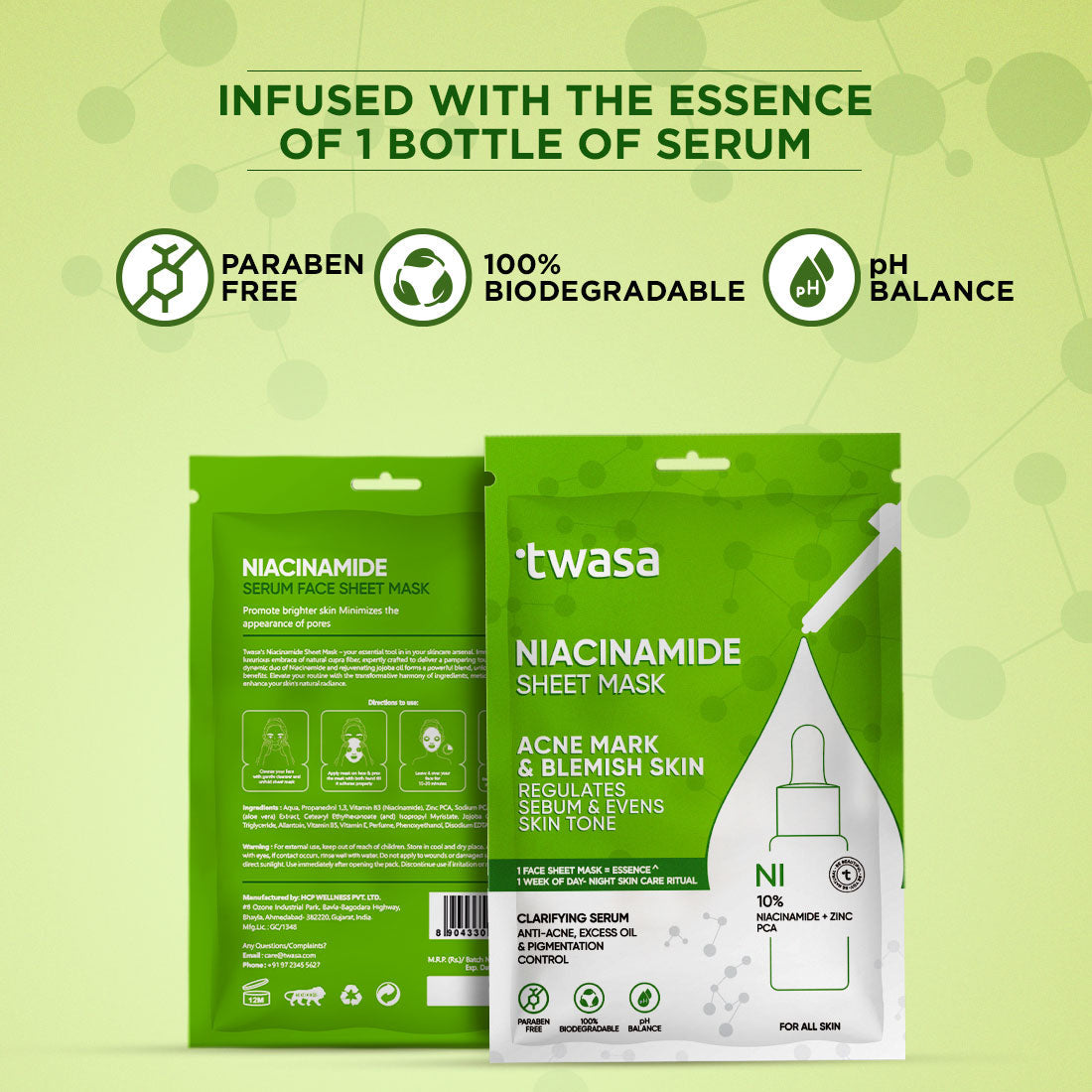 Buy Niacinamide Face Sheet Mask Online in India – Hydrating ...