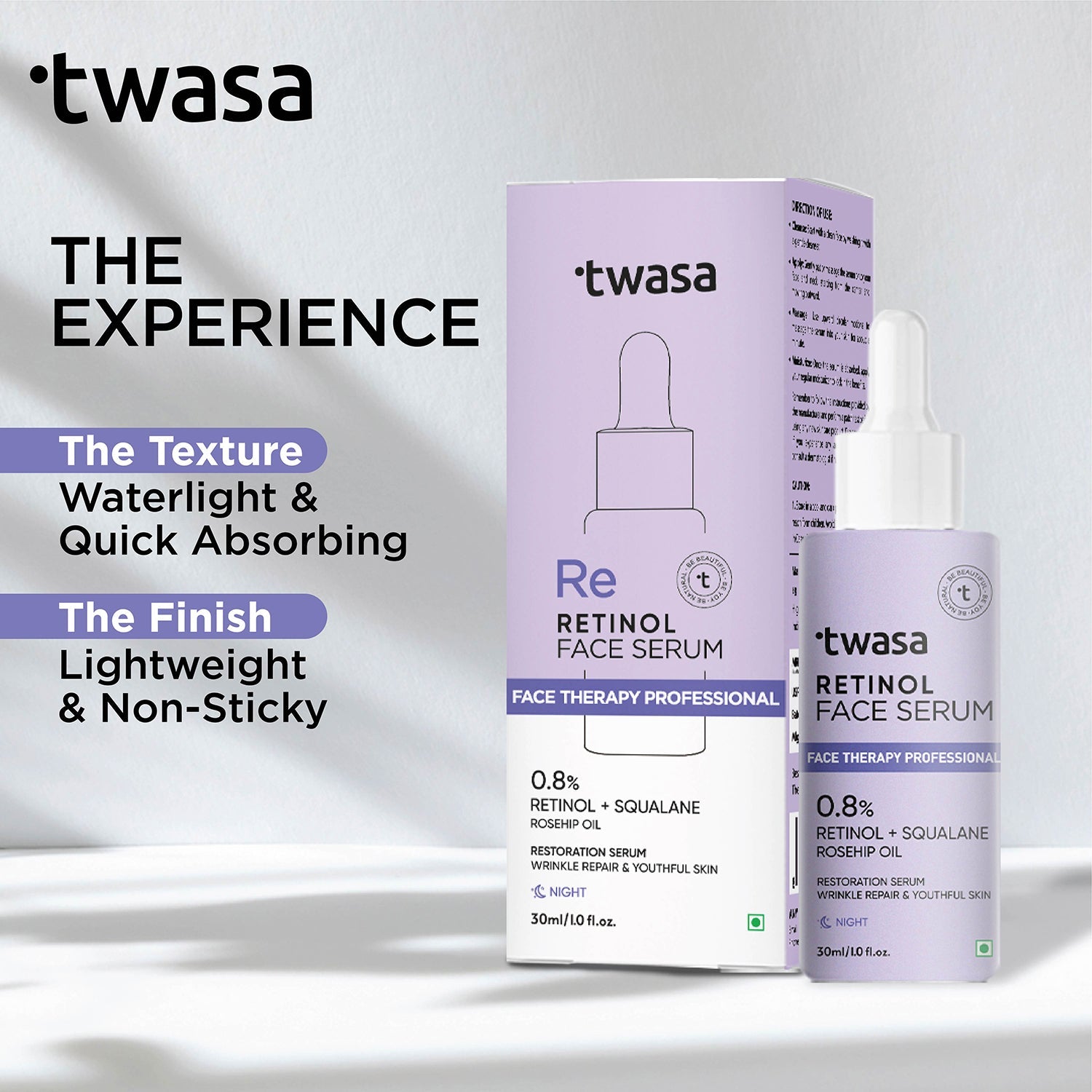 Buy Best Retinol Serum Online in India – Shop for Glowing Skin – Twasa ...