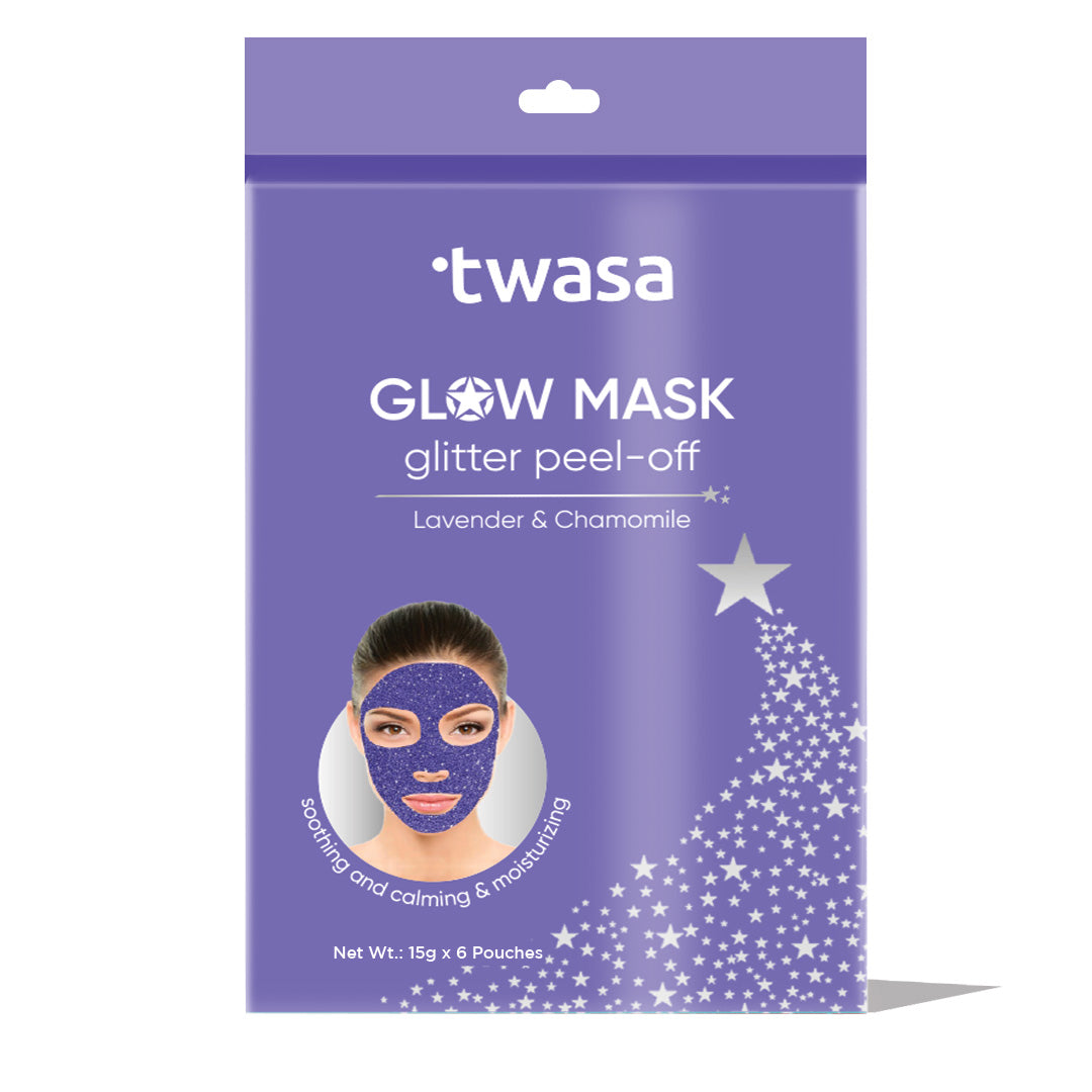 Buy Lavender & Chamomile Glitter Peel off Mask Online in India – Twasa ...