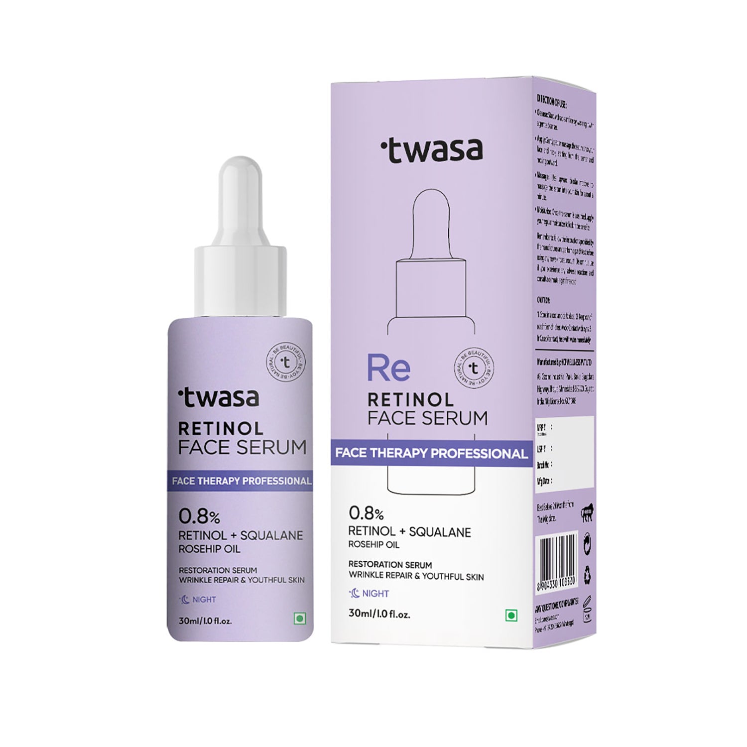 Twasa Retinol Serum | Top Anti Wrinkle Face Serum for Best Results ...