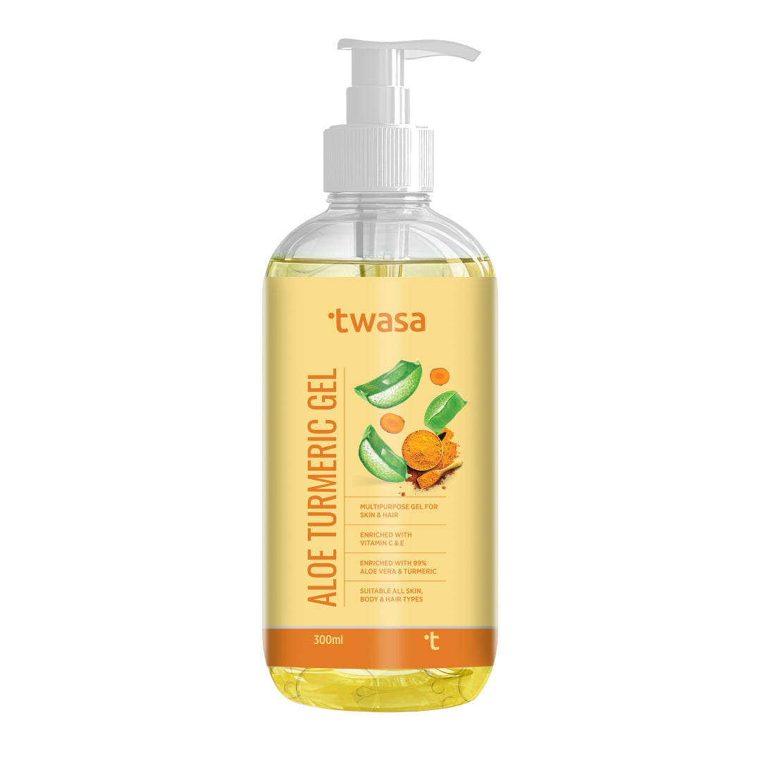 Buy Aloe Turmeric Gel Online in India for Skin & Hair Care – Twasa ...