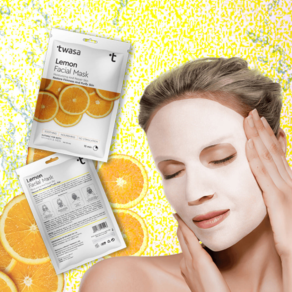 Buy Twasa Lemon Facial Sheet Mask Online at Best Price in India – Twasa ...