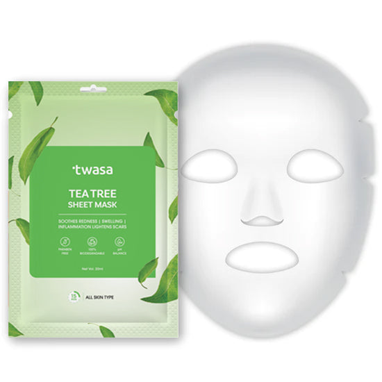 Buy Tea Tree Sheet Mask at the Best Price Online - Shop Now! – Twasa Cosmetics